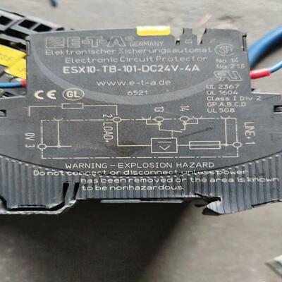 询价德国ETA电子断路器ESX10-TB-101-DC24V-