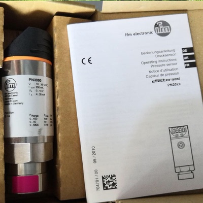 配件PN3000压力传感器PN400SBR14MFPKGUSV易福门ifm议价