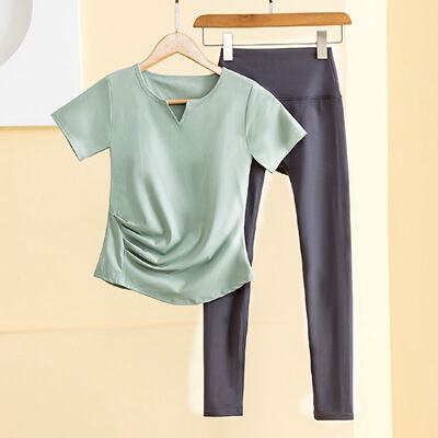 瑜伽服套装女专业高端时尚健身房运动套装2023新款夏季速干健身服