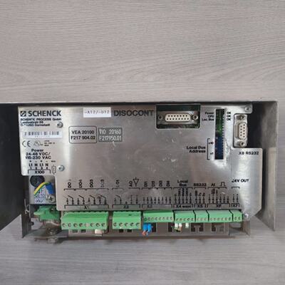SCHENCK VEA 20100 F217 904.02 DISOCONT CONTROL INDICATOR SYS