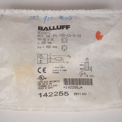 BALLUFF B0S001C B0S 18EPS1YDE5DS4 CAPTEUR DIFFUSEUR  Garanti