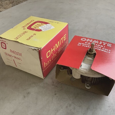 OHMITE 0531 RHEOSTAT MODEL L 15 OHM 373
