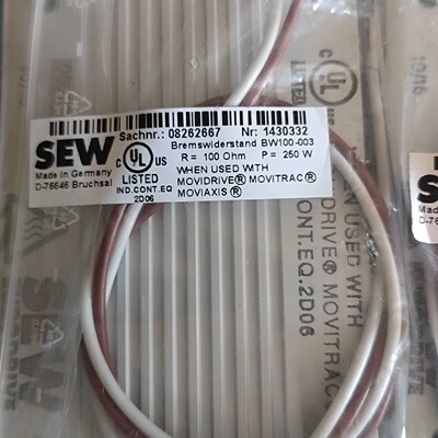 德国SEW原装制动电阻BW100003阻值100欧姆功-询
