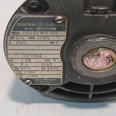 通用电气5KC36MG165电机.25惠普1725RPM230V
