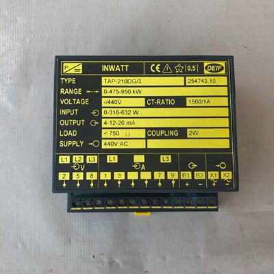 DEIF TAP210DG3 WATT TRANSDUCER 254743.10
