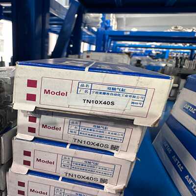 全新亚德客双轴气缸TN10X40S，成色好，功能保证正常，--议价商品