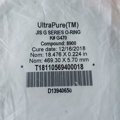 杜邦Kalrez UltraPure全氟醚O型圈，型号G47--议价商品