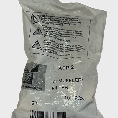 10支箭头PNEUMATICSASP2ASP2EXHAUSTMUFFLERS过滤器14英寸NSFS