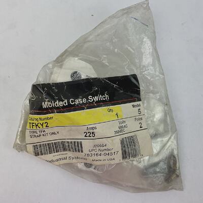 GE TFKY2 MODEL 5 2POLE 225AMP 600VAC 250VDC TYPE TFK STRAP K