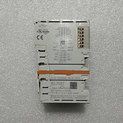 倍福EL7037步进电机终端模块型号EL7037适用于工-询