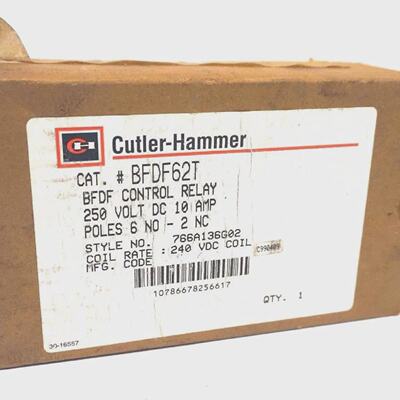 Nuovo CUTLER HAMMER BFDF62T Rel di Controllo