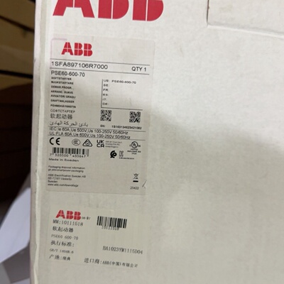 ABB软启动器PSE6060070型号1SFA8971-议价