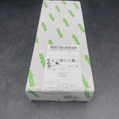 Set Of 50 WAGO 20021771 Terminal Disconnect And Of Measure