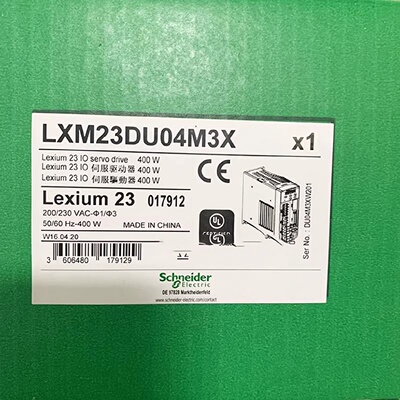 议价LXM23DU04M3X/07/10施耐德伺服驱动器400W三相全新原装正品现
