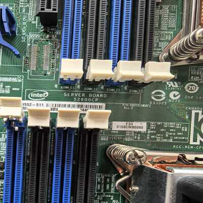 （议价）英特尔S2600CPX79双路主板四网口服务器主板新