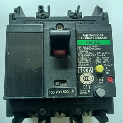富士漏电断路器EG103C 3P 100A 100.20-议价