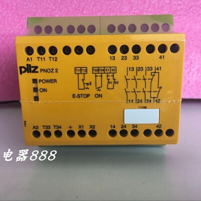 配件Pilz皮尔兹安全继电器PNOZ2230VAC3no1nc775850议价
