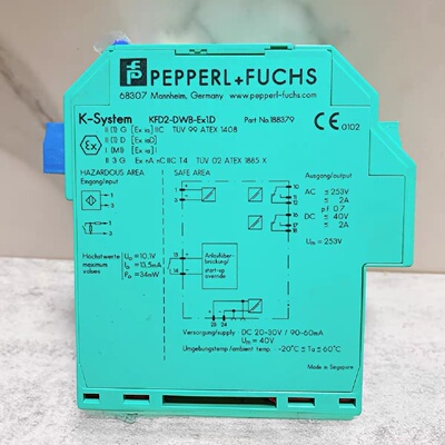 议价KFD2-DWB-Ex1.D 倍加福转速监视器安全栅订货号：188379全新