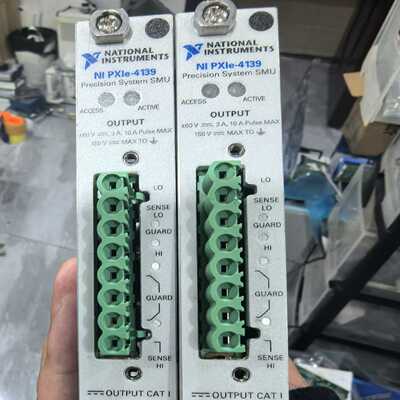 原装正品NIPXIe-4139，高精度系统源测量单！