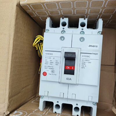 询价*hager海格HNE063塑壳断路器3P63A1