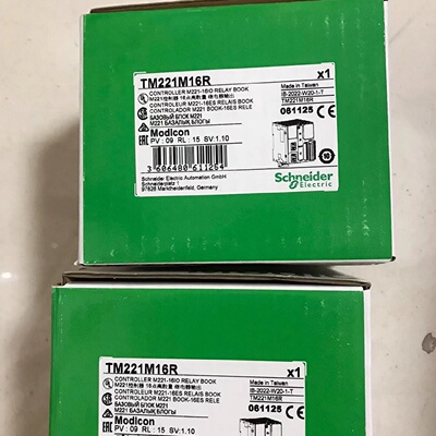 议价全新原装施耐德TM221M16R/TM221M16T/TM221M16RG/TM221M16TG