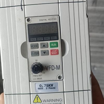 议价1463#，0.75KW380V，台达变频器，型号VFD00