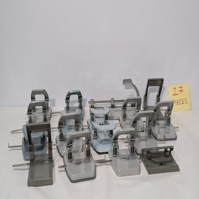 Lotof17HolePuncherswithGuides,(16)2-HolePunchers,(