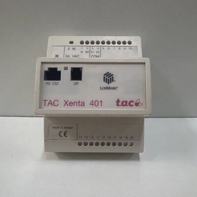 SCHNEIDER ELECTRIC TAC XENTA 401 HW 2.1 007301012 PROGRAMMAB