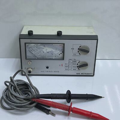 METRISO 5000 ABB METRAWATT HAVE BROKEN ON GLASS