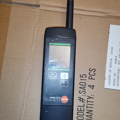 testi615温湿度计屏幕背景有点黑还能看议价