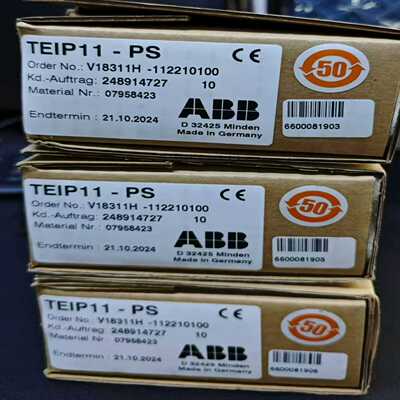 ABB气动控制阀 全新TEIP11-PS 系列实物图片，。