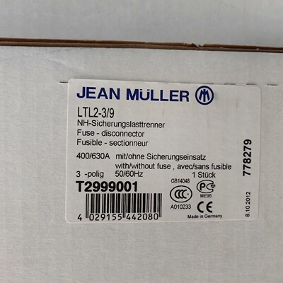 德国金米勒JEAN MULLER LTL2-3/9 T299-议价