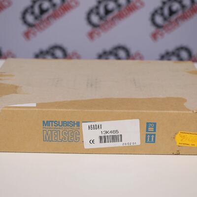 MITSUBISHI MELSEC A68DAV MDULO DE SALIDA ANALGICA  6 meses d