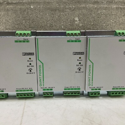 PHOENIX CONTACT QUINTPS1AC24DC20 POWER SUPPLY LOT OF 3 U3S