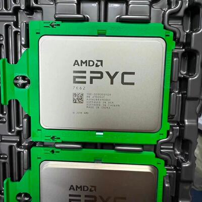 AMDEPYC7K62CPU霄龙服务器处理器正式版锁散片48核心96线程原厂