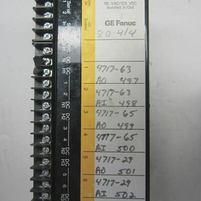 Mdulo De EntradaSalida GE FANUC IC660ELS100D Usado