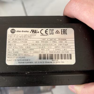 VPLB0753MPK12AA功能正常拍前询价下单