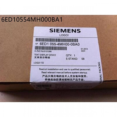 议价6ED1055-4MH00-0BA0西门子LOGO!TD文本显示屏6ED10554MH000BA