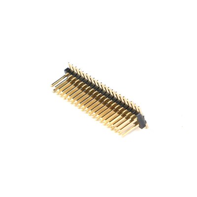 2.0mm 贴片 双排针 2*2/3/4/5/6/7/8/9/10/15/20/40P 全铜镀金SMD