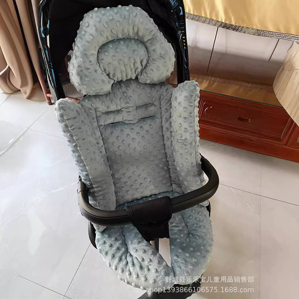 婴儿车垫子推车坐垫遛娃神器棉垫秋冬保暖小宝宝餐椅靠垫