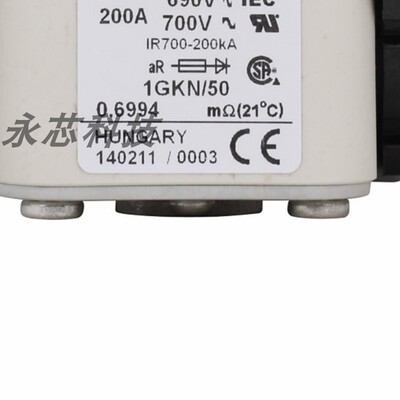 速发170M4558巴斯曼熔断器熔断体直流陶瓷保险丝熔断器熔芯底座熔