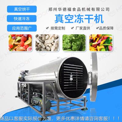 大型真空冻干草燥机 全自动芒果桑葚药真LWA空冻干机 冻干设冷备