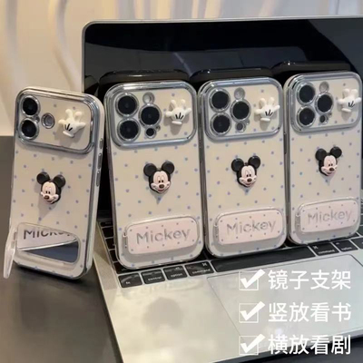 邦奥鸣米奇头适用于vivoY300PRO手机壳Y200/Y100iY78+/Y77/Y76SY35/35m保护套Y33/Y70S女Y73S/y53t新世窗