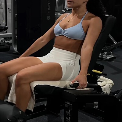 Strappy Sports Bra Seamless Women Clothes Halter Padded Yog