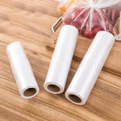 100PCS Transpare Roll Fresh-keeping Plastic Bags of Vacuum