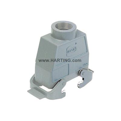 HARTING哈丁0930024043124BPG29飞线对接顶出线双扣加高外壳