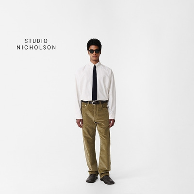 【春夏新品】STUDIO NICHOLSON男士RISO修身裤