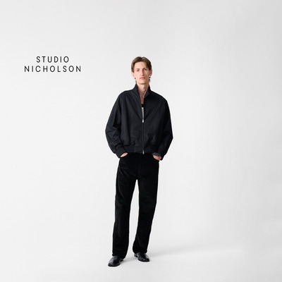 【官方正品】STUDIO NICHOLSON男士OVER哈灵顿夹克外套