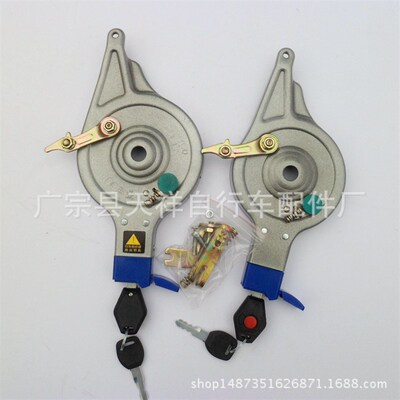 电动车配件90涨刹闸后车闸后刹车装置总程 刹车闸后胀刹闸随动刹