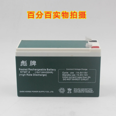 蓄电池h童车卡通气模电动喷雾器专用免维护电池